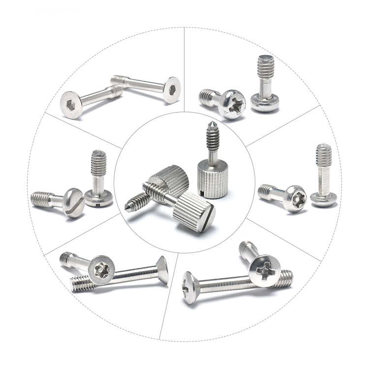 Stainless Steel Knurled Head Slotted Captive Screw - Buy Captive Screws, Knurled Captive Screw ...